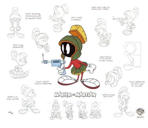 Marvin The Martian Model Sheet By Guibor On Deviantart