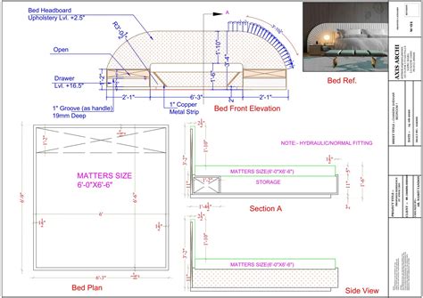 Bed Form Details At David Trumper Blog