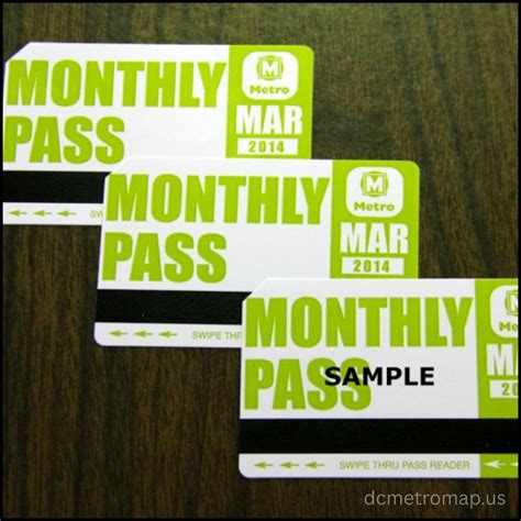Dc Metro Pass Daily Pass Monthly Pass Unlimited Pass