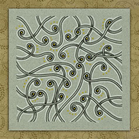 Time For Tangling Official Zentangle® Pattern Mooka Easy