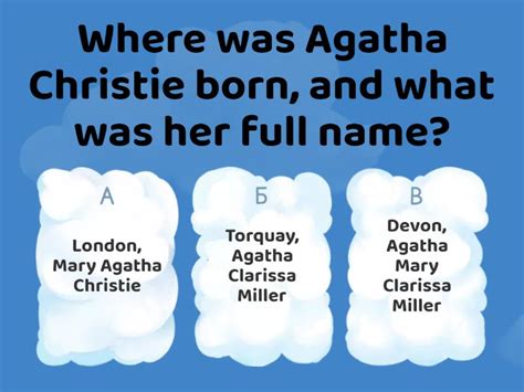 Agatha Christie Cuestionario