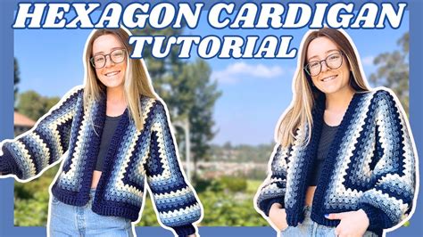 Crochet Hexagon Cardigan Tutorial How To Crochet A Granny Hexagon