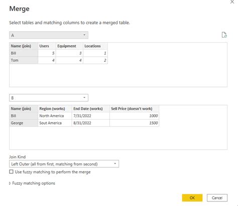 Merged Queries Not Joining Correctly When It Comes Microsoft