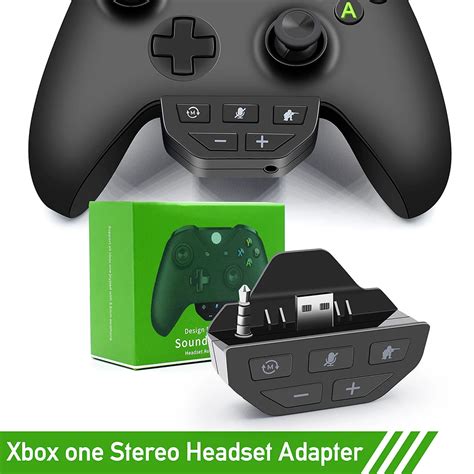 Sound Enancer For Xboxone Gamepad Stereo Headset Adapter Game Audio