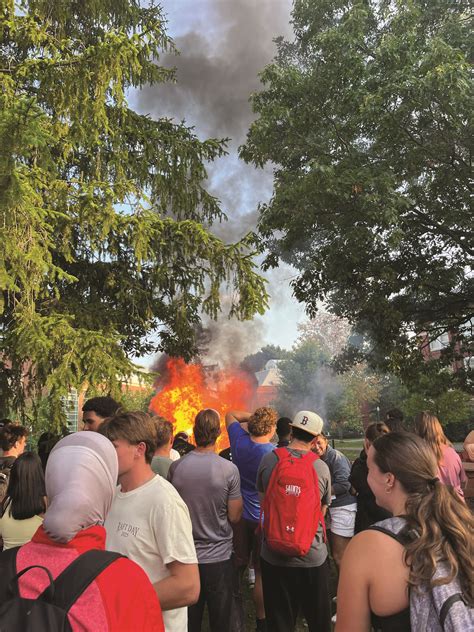 Effects Of A Dorm Fire Demonstration The Hill News