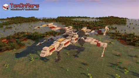 Minecraft X Wing Design Free Schem Minecraft Map