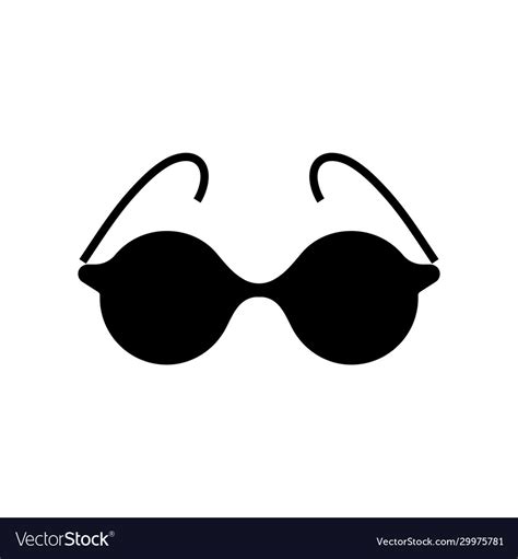 Round Glasses Vector