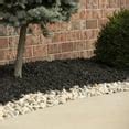 Groundsmart 12 Year Black Rubber Mulch Nugget 08 Cu Ft