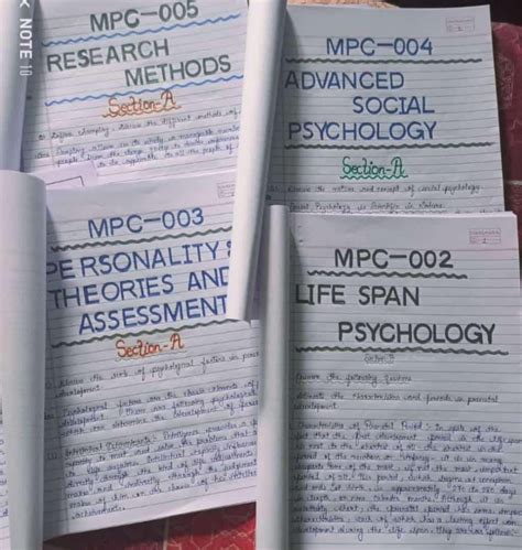 Get All Ignou Handwritten Assignments Written By Professionals