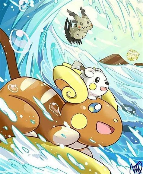 Alolan Raichu Wallpaper Alolan Raichu Fanart Alolan Raichu