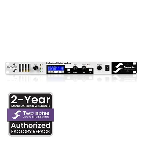Two Notes Factory Repack Torpedo Live 1u Miked Cab Reverb