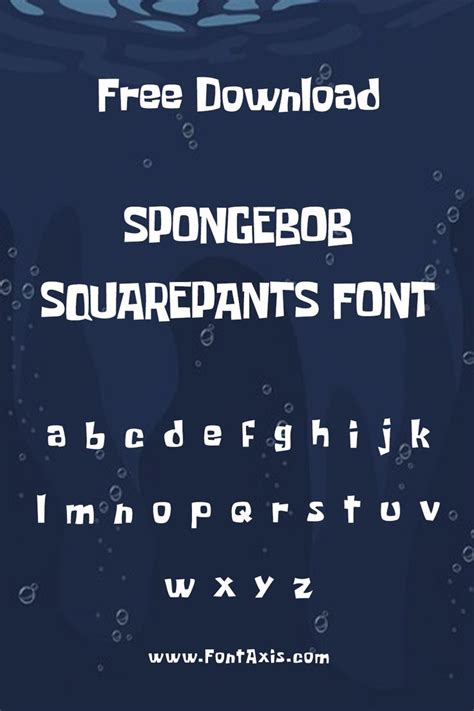 Spongebob Squarepants Font Free Spongebob Font Spongebob Writing