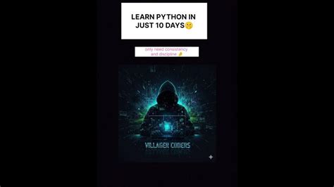 Learn Python In Just 10 Days Coding Programming Python Codemasters