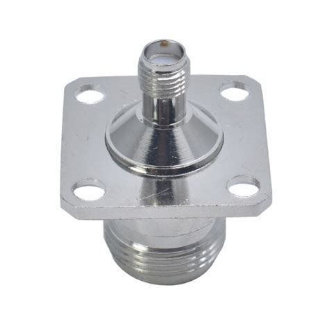 Rf Connector N Female To Sma Female With Flanged M Grandado