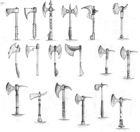 Drawing Lessons How To Draw Medieval Weapons Xnowc