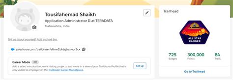 Tousifahemad Shaikh On Linkedin Salesforce Trailhead Allstarranger
