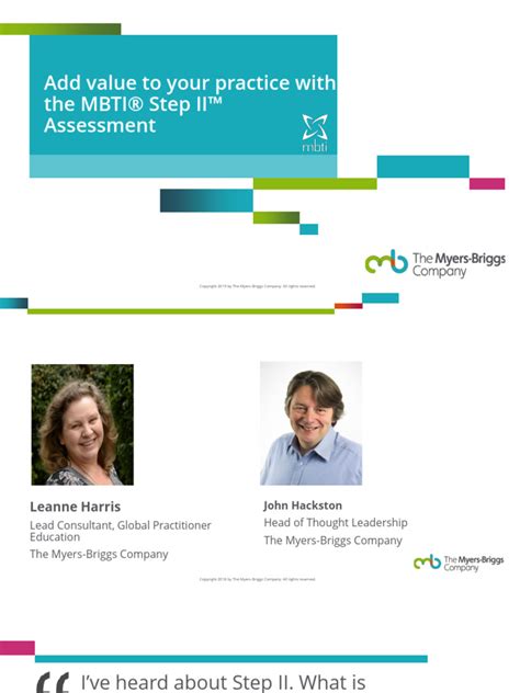 Mbti Step Ii Pdf