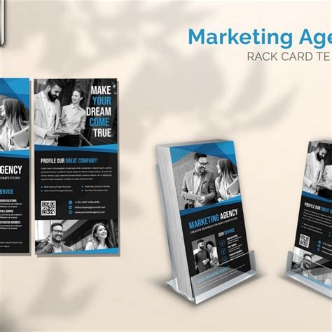 Marketing Agency Rack Card Brochure Rack Cards Design Rack Card