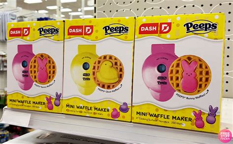Dash X Peeps Mini Waffle Maker 10 At Kohls Free Stuff Finder