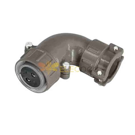 P28 2 Pin Female Plug Straight Welded Bent P28k1s Aviation Connector