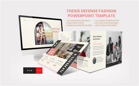 Thesis Defense Fashion Powerpoint Template Templatemonster