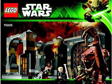LEGO Instructions For Set 75005 Rancor Pit Star Wars Episode VI