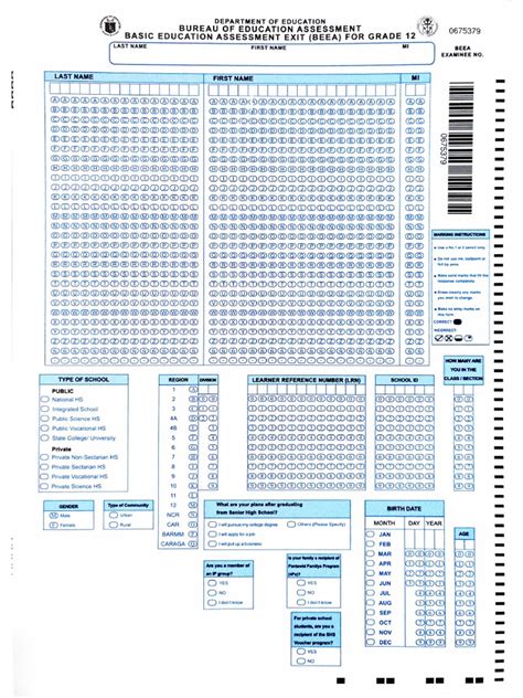 Natg12 Scannable Answer Sheet Pdf
