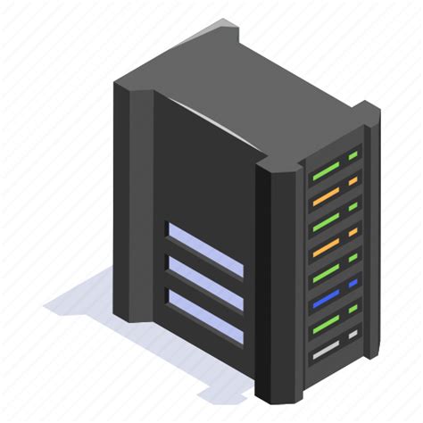 Datacenter Data Server Tower Database Management Storage Icon