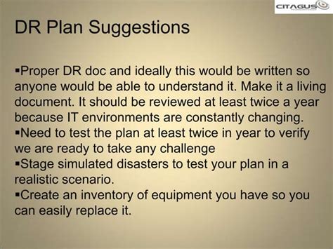 Disaster Recovery In Sql Server Ppt