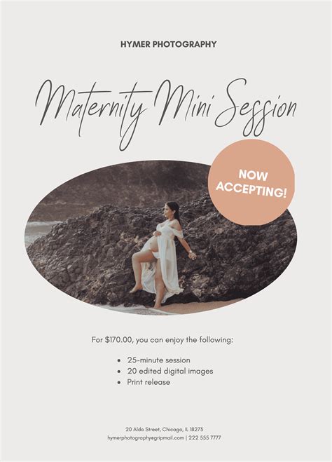 Maternity Mini Session Template In Psd Illustrator Pdf Word