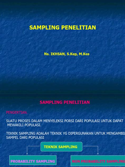 Riset Sampling Pdf