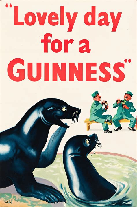 John Gilroy Lovely Day For A Guinness 1954 Mutualart