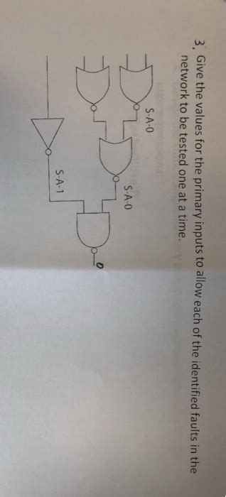 solved 3 give the values for the primary inputs to allow