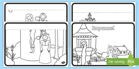 Rapunzel Story Sequencing Text Box Teacher Made