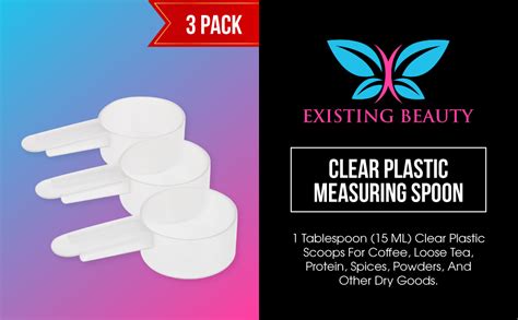 3 Pack Tablespoon Measuring Spoons 1 Tbsp 15 Ml Plastic