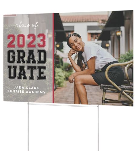 Collegiate Candid Yard Sign By Shutterfly Shutterfly