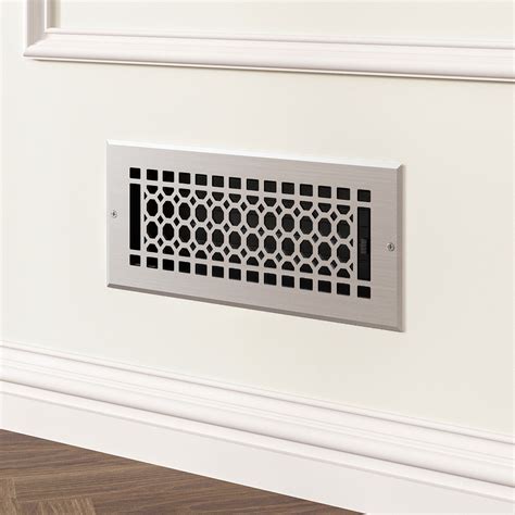 Naiture Louvered Wall Register Honeycomb Style Stainless Steel Air Ve
