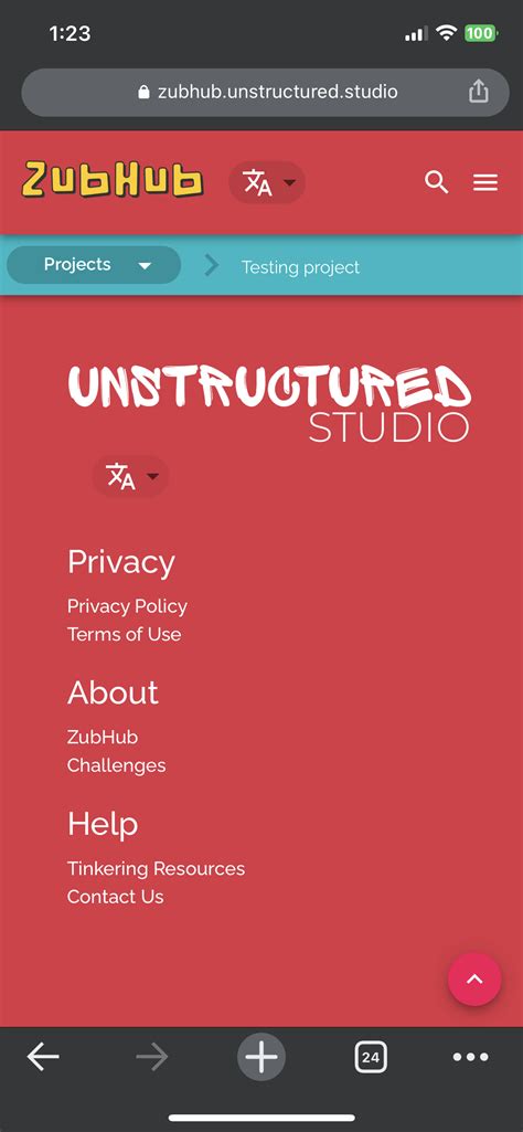 Improve The UX Of The Footer In Mobile Screen Issue Unstructuredstudio Zubhub GitHub
