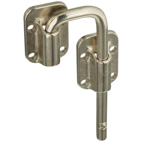 National Hardware 1 12 In Sliding Door Latch In Nickel V800 1 12 Dr