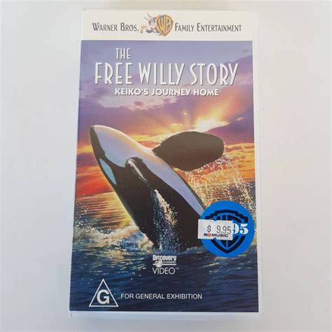 The Free Willy Story Keikos Journey Home Vhs Pal Warner Discovery New
