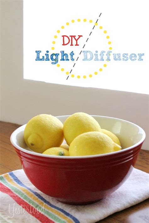 yesterfood diy light diffuser