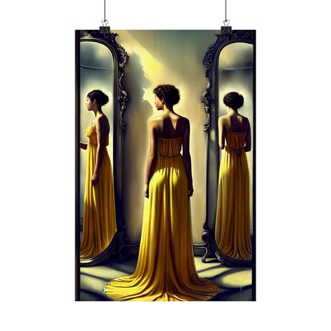 Self Reflection Original Art Print Wall Art Poster Etsy