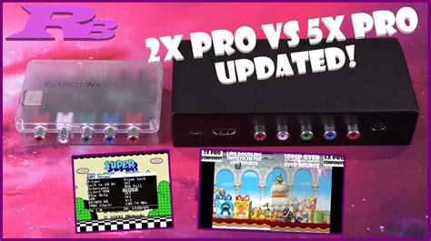 Retrotink Side By Side 2x Pro Vs 5x Pro Updated For 2023 5x Pro V3 0 Upgrad Erofound