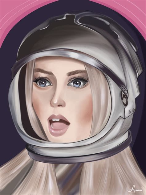 Иллюстрация Барьби в космосе | Illustrators.ru