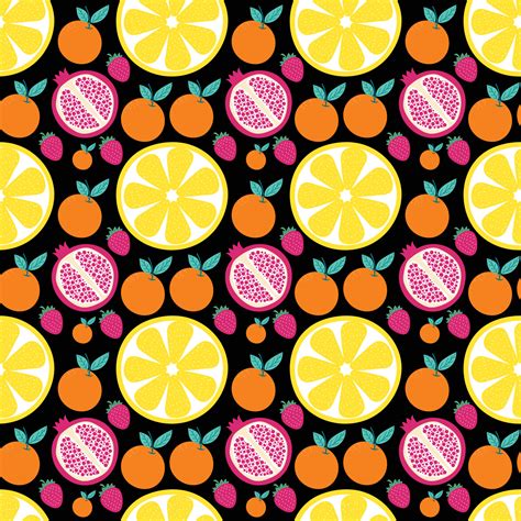 Lemon Seamless Pattern Design Vector Art At Vecteezy