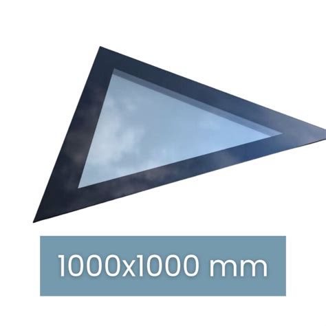 Frameless Triangular Skylight 1000 X 1000 Mm Uk