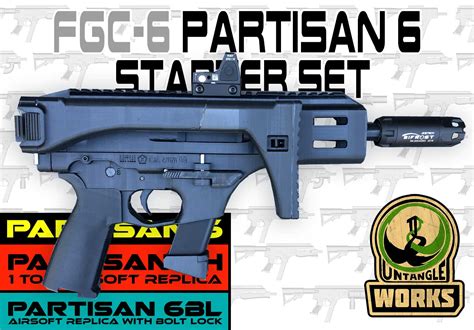 Partisan 6 H Bl Partisan 9 Replica Starter Kit Gbb Gbbr Airsoft By