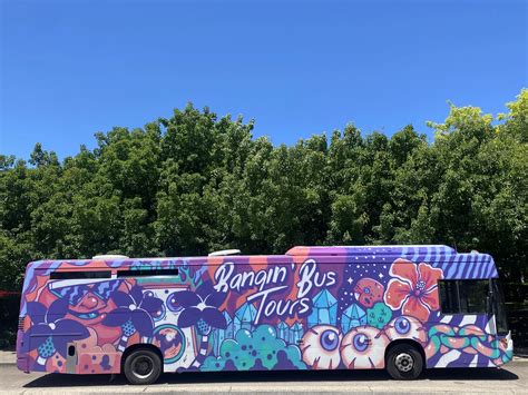 Purple Party Bus — Bangin Bus Tours