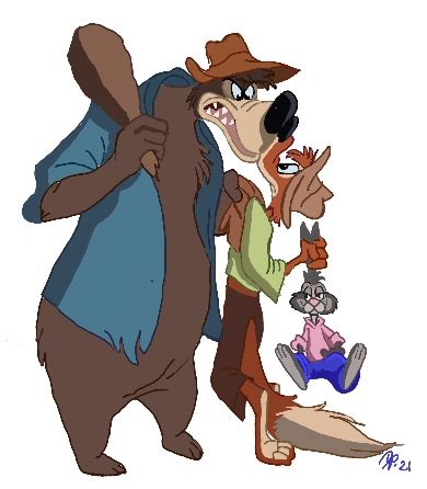 Brer Bear Brer Fox And Brer Rabbit By Dbpost On Deviantart