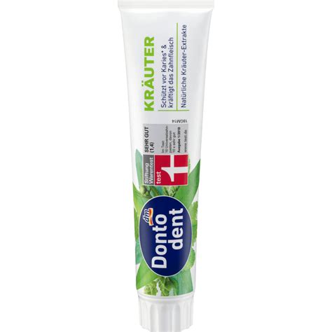 Dontodent Toothpaste Herbs 125 Ml Glownshine Lb